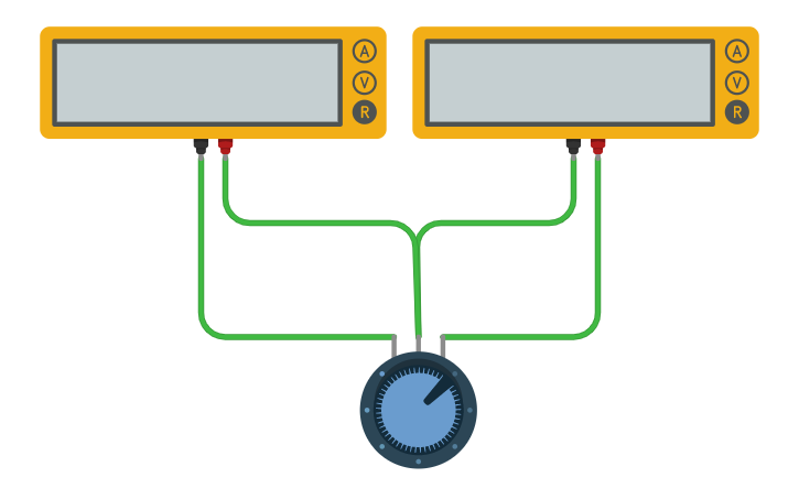 Circuit design Resistencia variable | Tinkercad