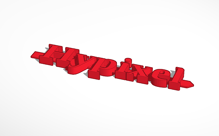 3D design Hypixel Logo - Tinkercad