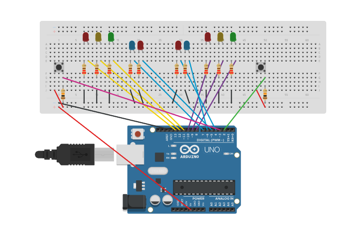 Circuit design Trab de Arduino | Tinkercad