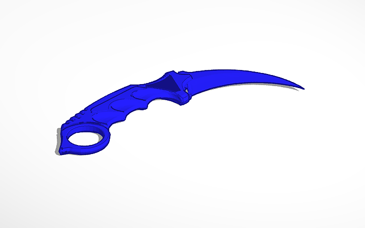 3D design Karambit - CS:GO | Tinkercad