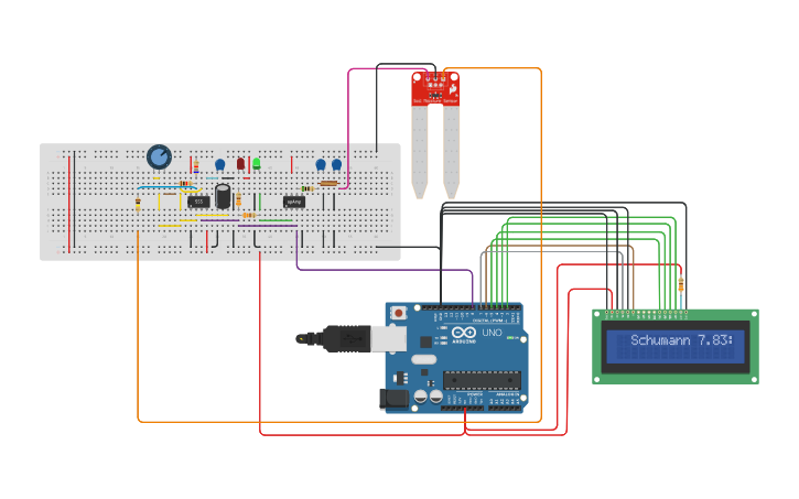Circuit design Schumann plant v5.0 - Tinkercad