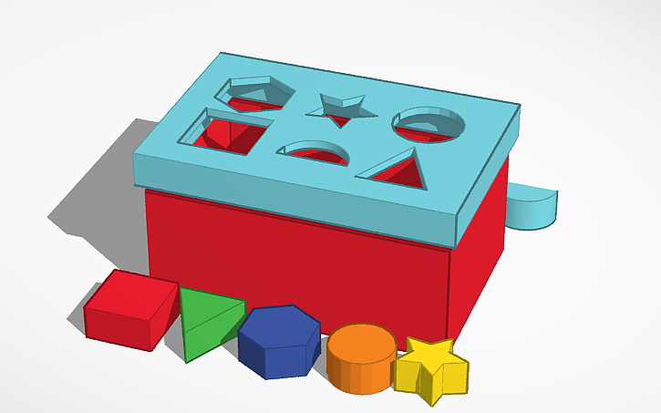 3D design MINI shape playset | Tinkercad