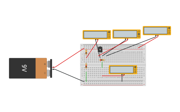 Circuit design Práctica 6 - Tinkercad