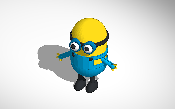3D design Minion PT. 2 - Tinkercad