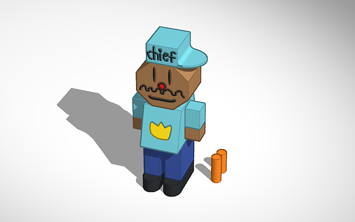 3D design Chief from Dog Man - Tinkercad