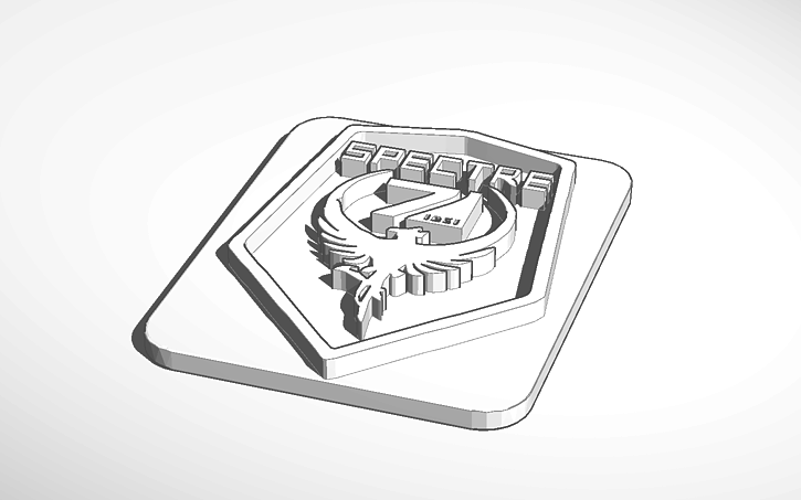 3D design SpectreLogo - Tinkercad