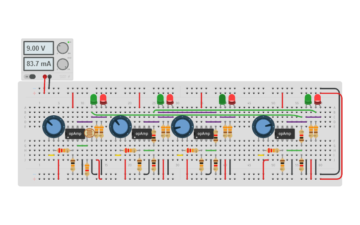 Circuit design Comparator v4.0 | Tinkercad