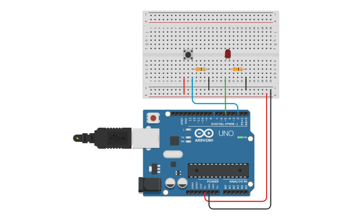 Circuit design 21b_External Interrupts - Tinkercad