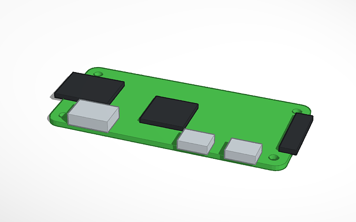 3D design Raspberry Pi Zero V1.3 - Tinkercad