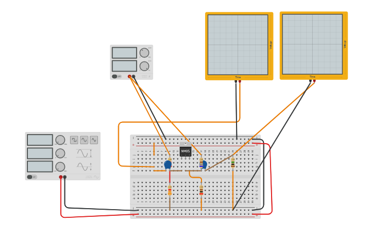 Circuit design Rangkaian Amplifier - Tinkercad