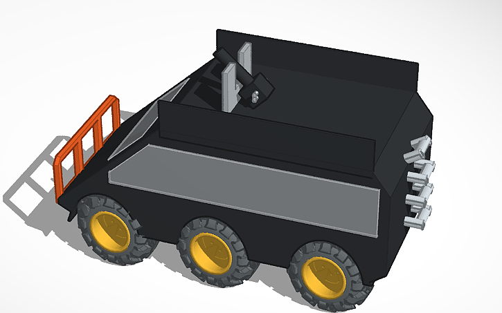 3D design armored vehicle - Tinkercad