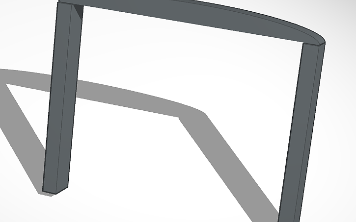 3D design Daytona Spoiler - Tinkercad