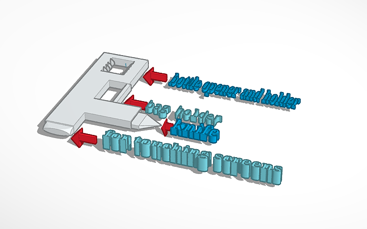 3D design safty key | Tinkercad