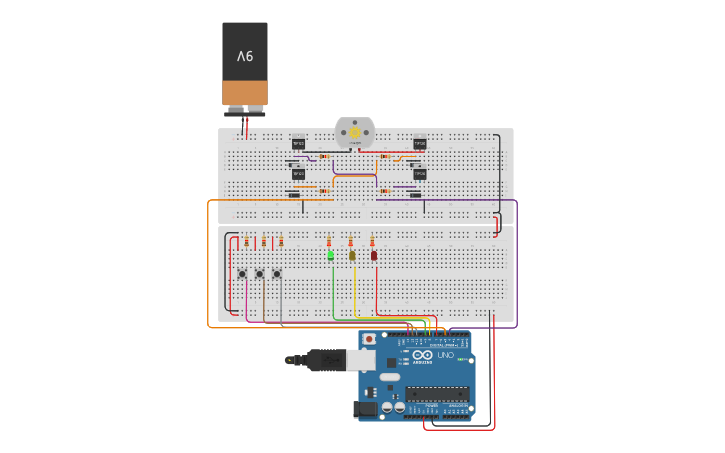 Circuit design JustinL_Labo7 - Tinkercad