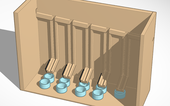 3D design Coin Sorting Machine 1 - Tinkercad