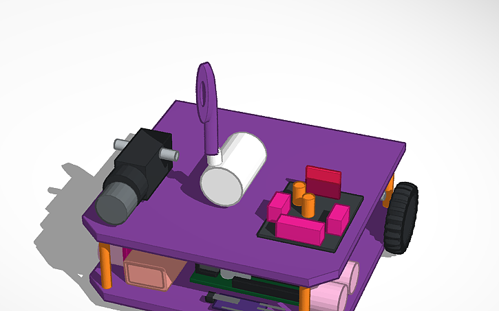 3D design Mobile Robot | Tinkercad