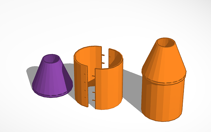 3D design O-ring placing tool - Tinkercad