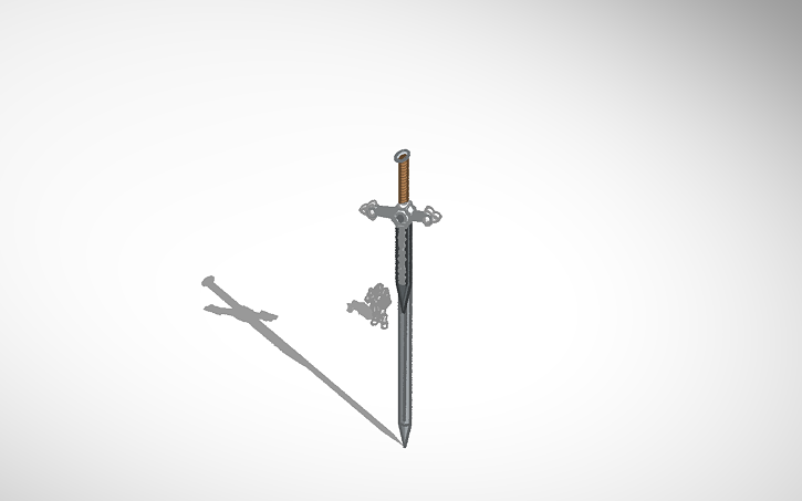 3D design Sword of Legend - Excalibur - Tinkercad