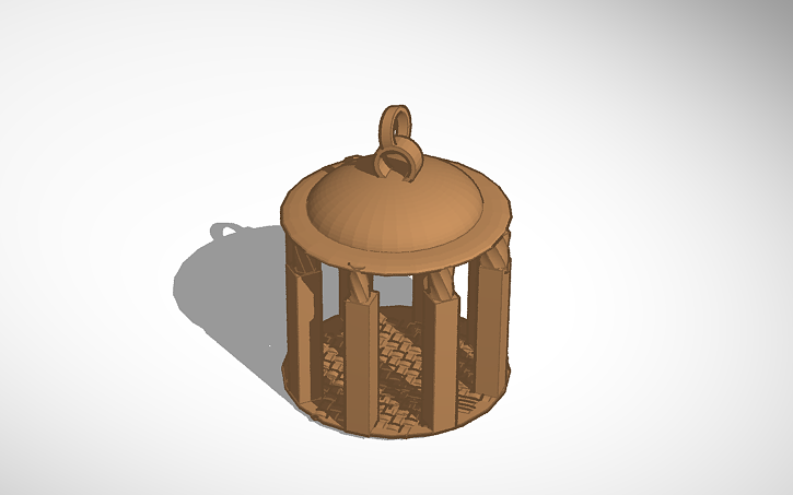 3D design bird cage - Tinkercad