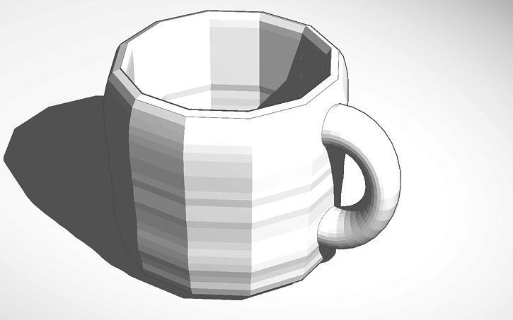 3D design mug made with smoothie-3d-modeling and tinkercad - Tinkercad