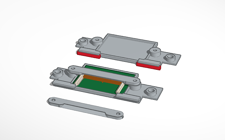 3D design Checkmate 1500 CF card adapter plate - Tinkercad