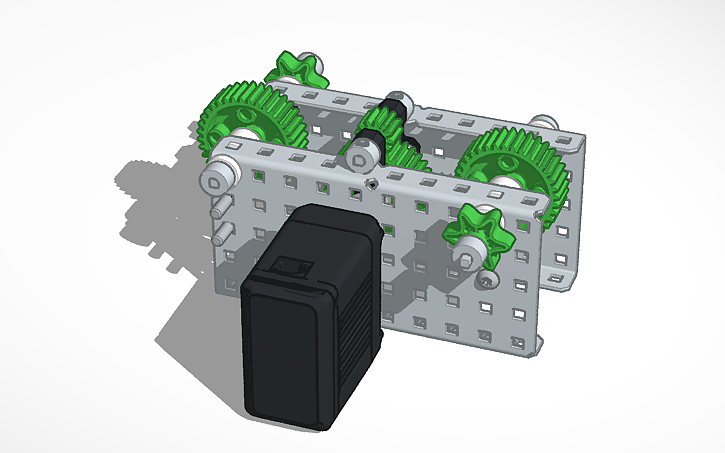 3D design Uni-Directional Gear Box - Tinkercad