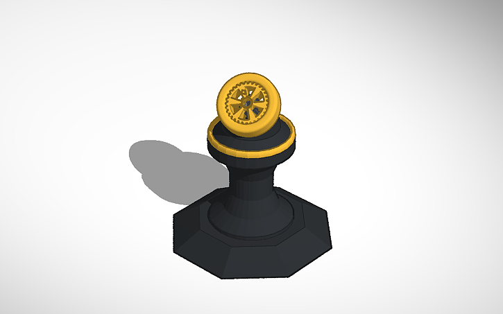 3D design first place racing trophy | Tinkercad