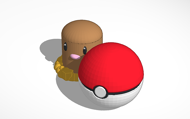 3D design POKEMON - Tinkercad