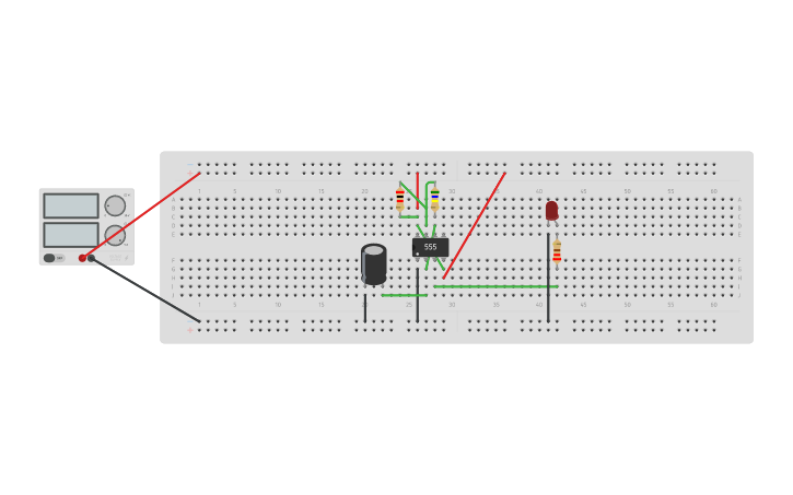 Circuit Design 555 Timer Tinkercad