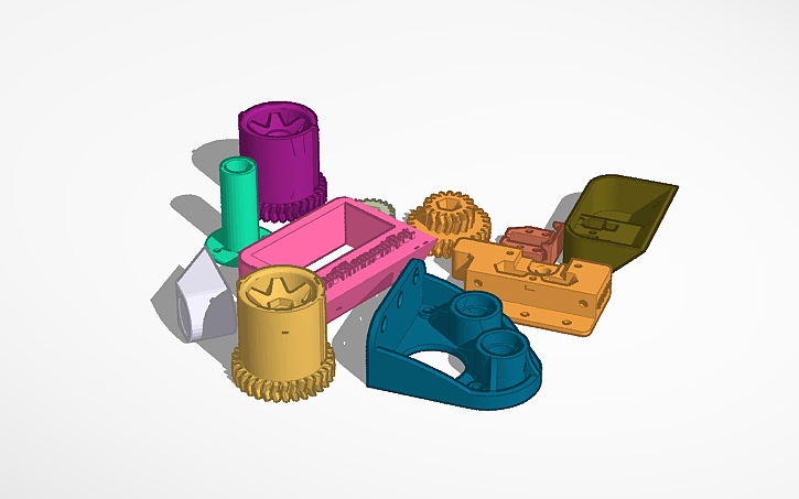 3D design Filament Bot part 2 - Tinkercad