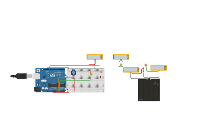 Circuit design SENSOR DE LUZ (LDR) -FUNCIONAMENTO- SIMULAÇÃO TELA DE ...
