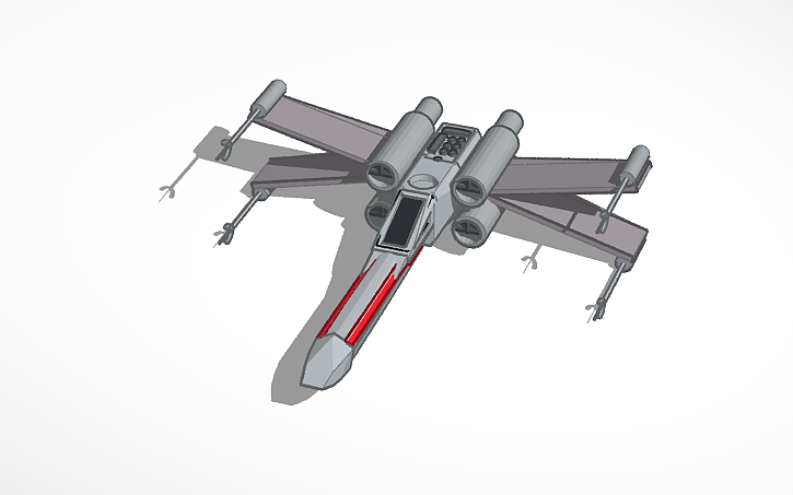 3D design x-wing | Tinkercad