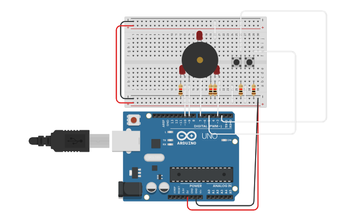 Circuit design Ardu-Ship | Tinkercad