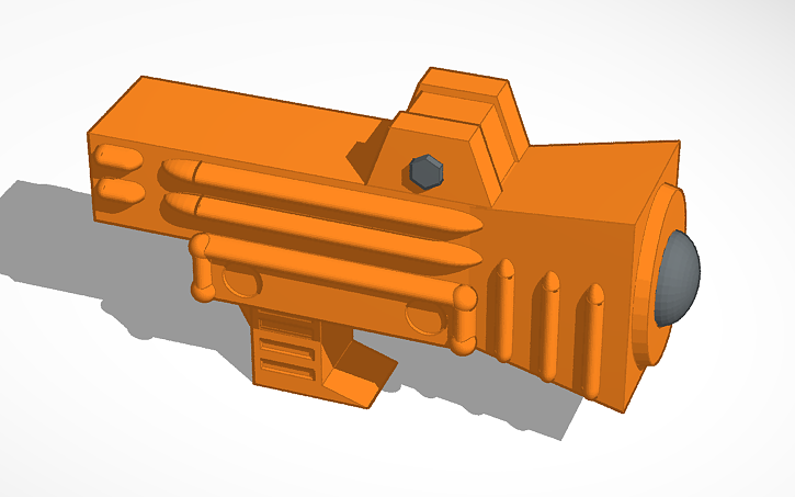 3D design Splatoon Splattershot Jr - Tinkercad