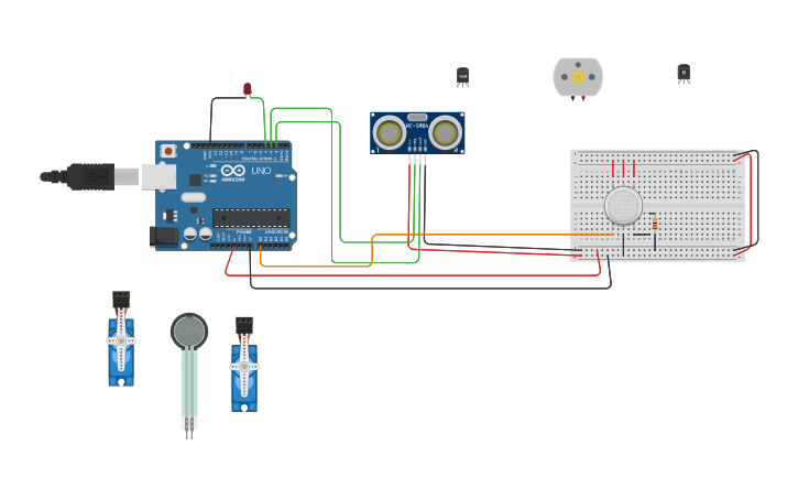 Circuit Design Car Tinkercad