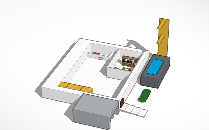 3D design modern house | Tinkercad
