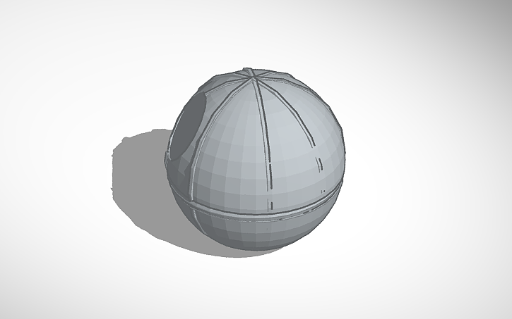 3D design Death Star - Tinkercad
