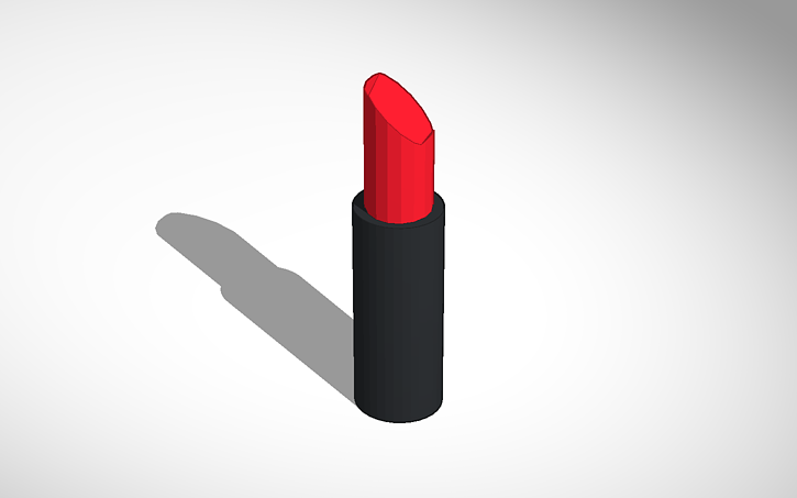 3D design Lipstick - Tinkercad