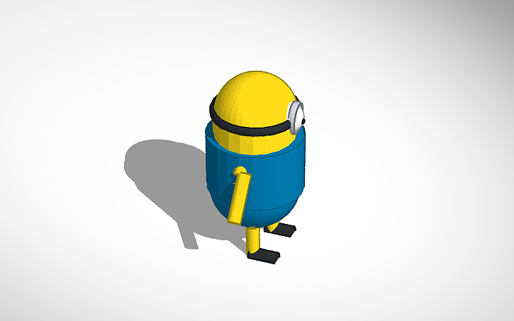3D design Minion - Tinkercad