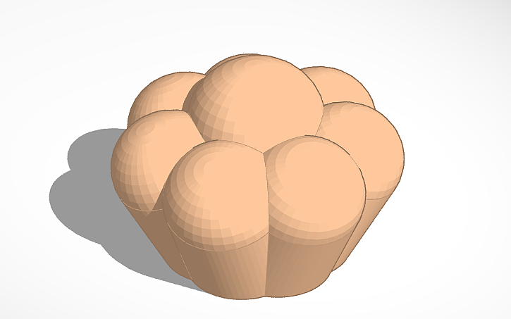 3D design Brioche Bun - Tinkercad