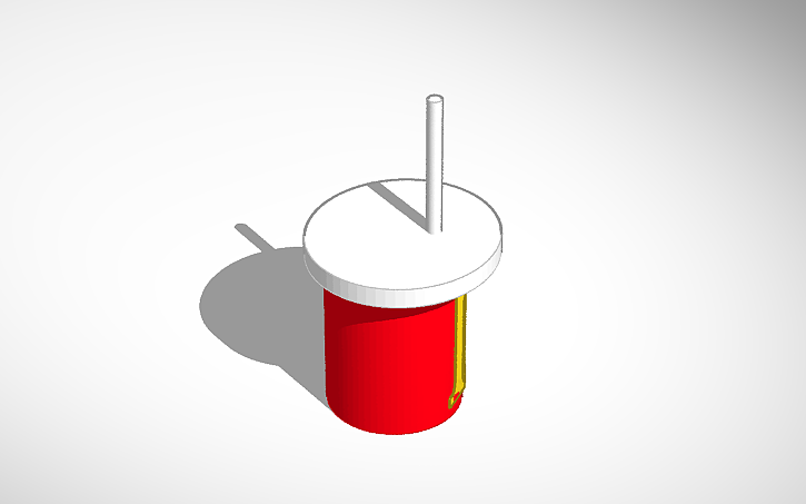3D design Mcdonalds Coke (for contest) - Tinkercad
