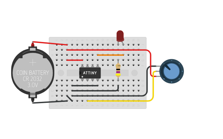 Circuit Design Attiny Led Brightness Control Tinkercad