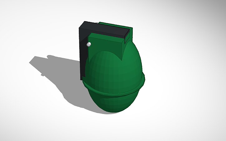 3D design grenade - Tinkercad