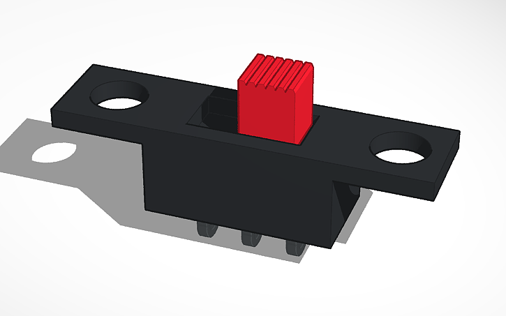 3D design Interruptor - Tinkercad