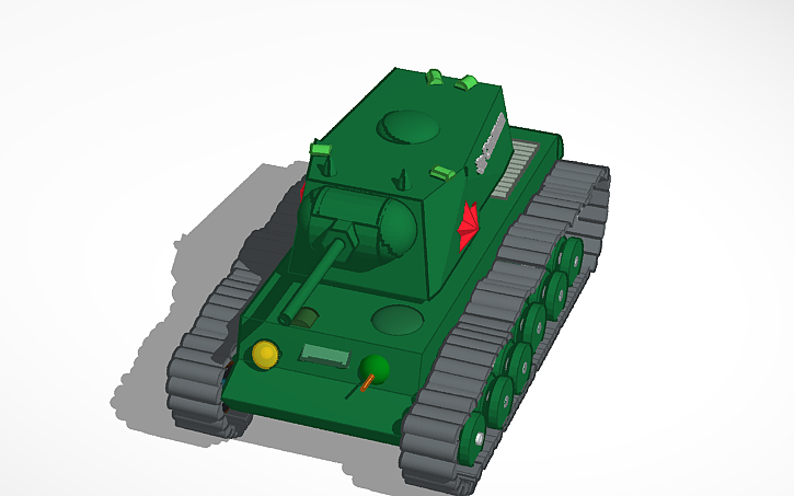 3D design КВ-1 - Tinkercad