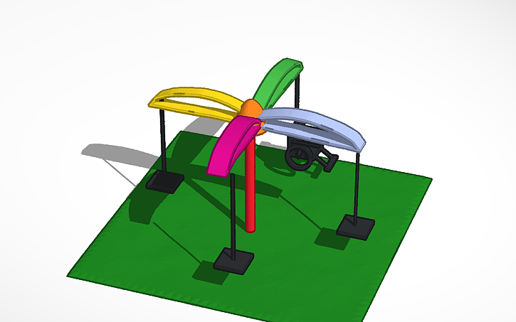 3D design Spinning swing | Tinkercad