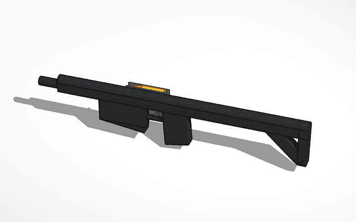 3D design Compact Assault Rifle | Tinkercad