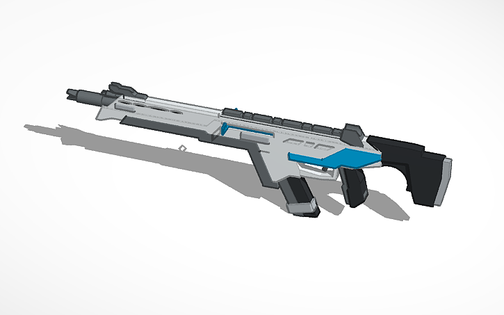 3D design Low Poly R-301 - Tinkercad