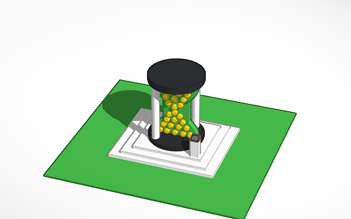 3D design Electric Hourglass Monument | Tinkercad