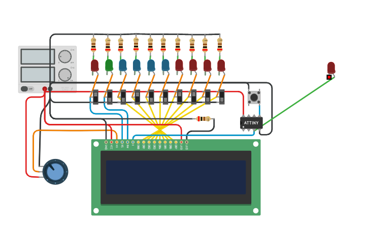 Circuit design Lcd_1602_manual - Tinkercad